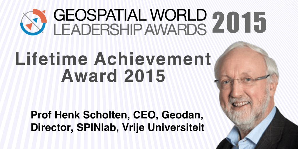 Prof. Henk Scholten (FEWEB) recognized as Geospatial World Leader ...
